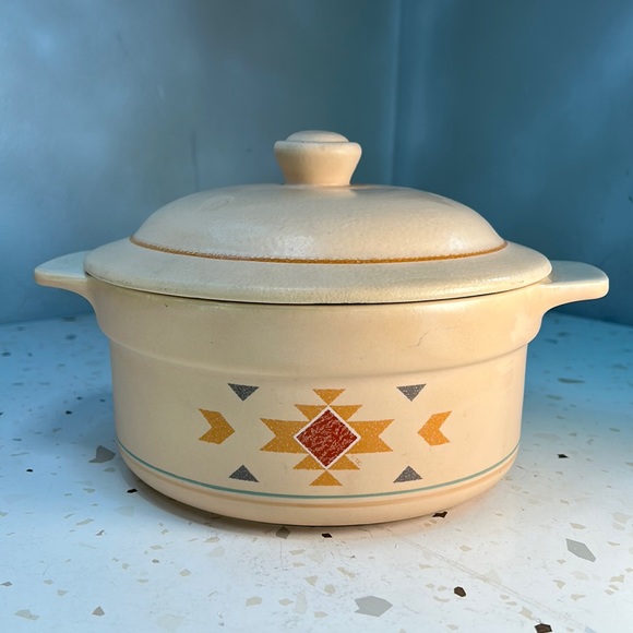 Vintage | Dining | Vintage Treasure Craft Pottery Southwestern Aztec ...